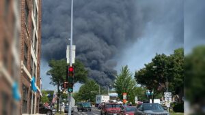 Residents urged to evacuate in wake of massive Fort Atkinson fire ...