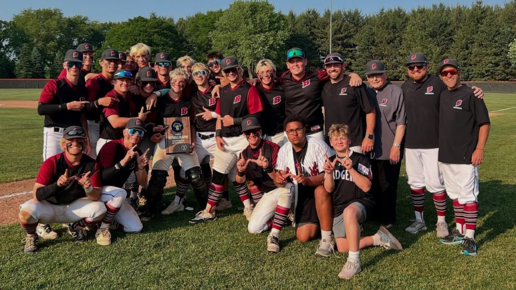 Blowout win over top-seed Hudson sends Badgers to state Baseball ...